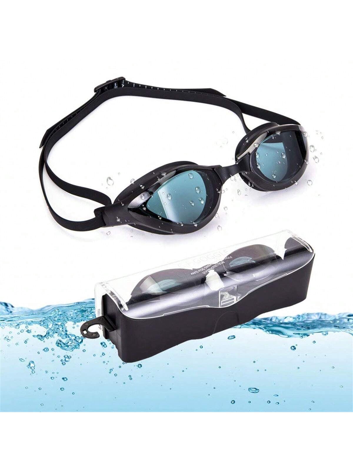Swimming Goggles UV Protection Anti Fog No Leaking Mirrored Swim ...