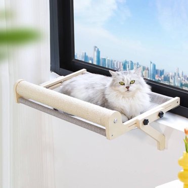 K&H Pet Products EZ Mount Window Bed Kitty Sill Tan 27 X 11 X 6 Inches ...