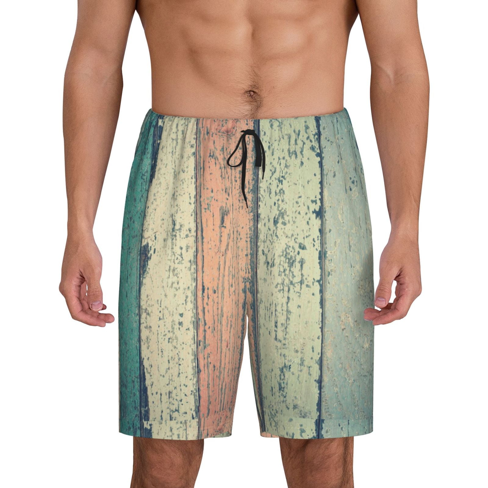 Click here for Vsdgher Hardwood Print Mens Pajama Shorts Lounge B... prices