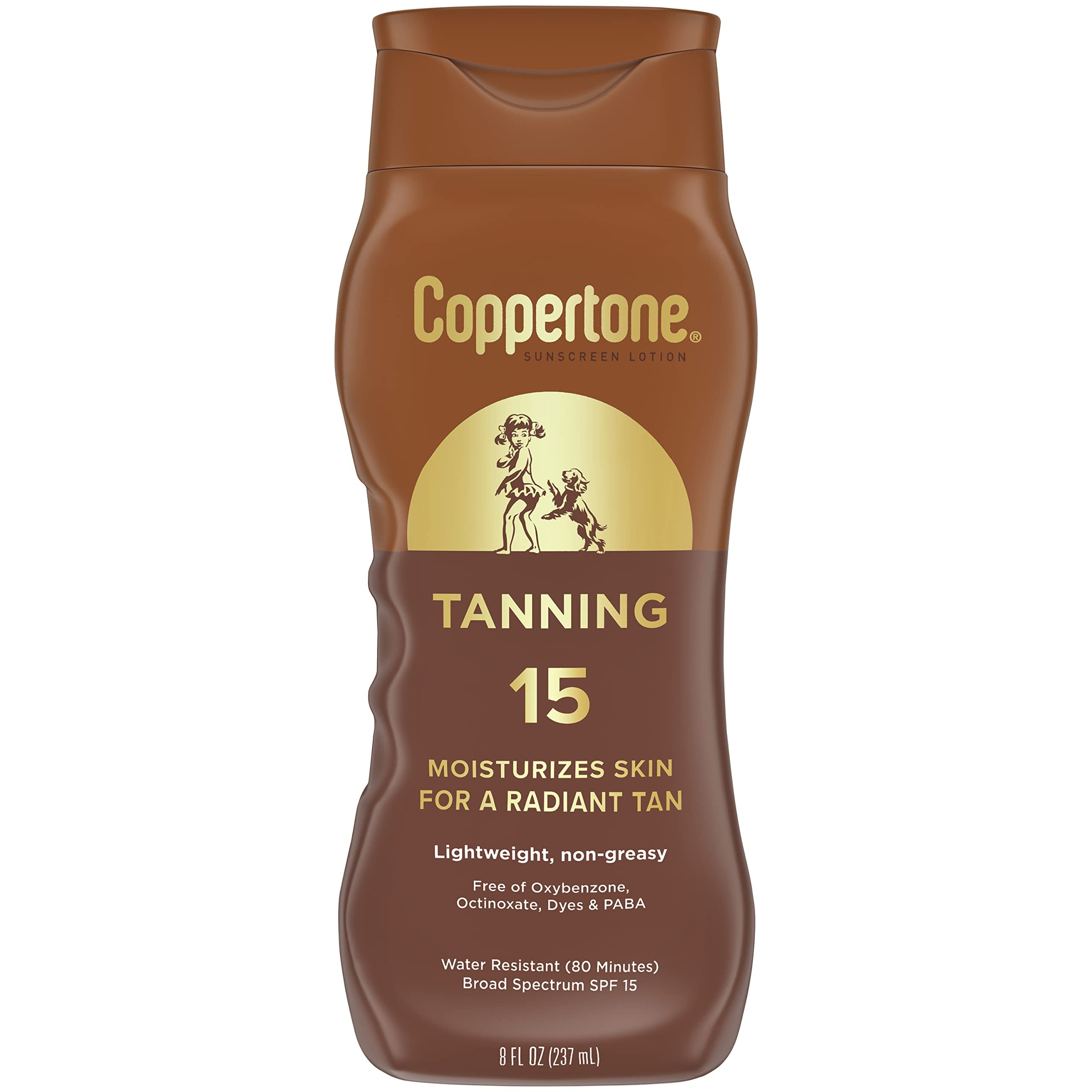 Loción solar Coppertone Tanning SPF 15 240 ml Resistente al agua | Bodega Aurrera en línea