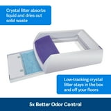 PetSafe ScoopFree Self-Cleaning Cat Litter Box Privacy Hood, Purple ...