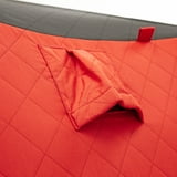 Eskimo QuickFish™ 3HD, Pop-Up Portable Shelter, No-Trip Door, Red/Black, Three Person, 46075 ...