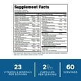 Type Zero Multivitamin Capsules for Men (120 Capsules) 1200 mg - Gluten ...