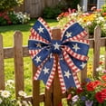 1 Pack Patriotic Bows For Wreath4th Of July Wreath Bows Red White Blue ...