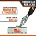 Malta Dynamics Fall Protection Roof Anchor – Stainless Steel Roof Clamp ...