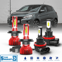 Fit for Toyota Rav4 2016 2017 2018 – 9012+H11 LED Light Bulbs Combo 4 ...