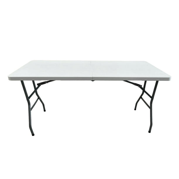 Mesa Plegable Rectangular Exterior 150cm Color Blanco | Walmart en línea