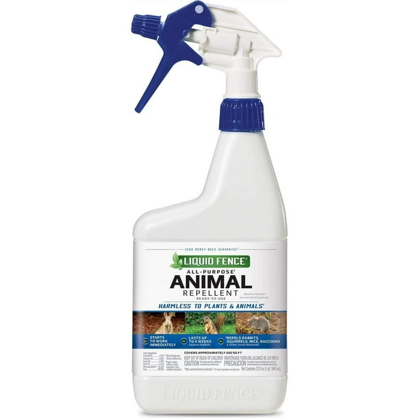 Liquid Fence 65007, RTU All-Purpose Animal Repellent, Liquid Ready-to ...