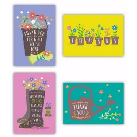 Dayspring Cards 77669 Card - Boxed - Thank You - Potted Plants, Box of ...