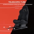 Supllueer Racing Rear Seat Stand with Double Locking Slides Racing Seat ...