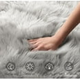 Heart Shape Fur Rug Fluffy Rug, Small Rugs for Bedroom,Fur Rug Faux ...