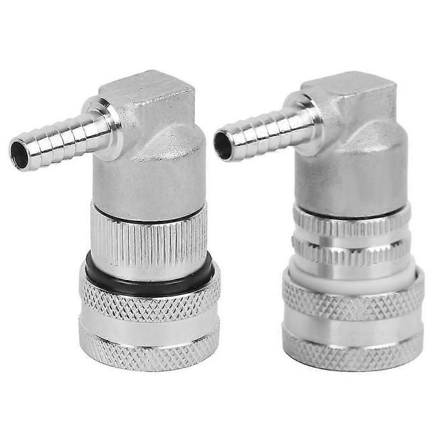 Stainless Steel Ball Lock Quick Connector for Homebrew Beer Kegs, Gas ...