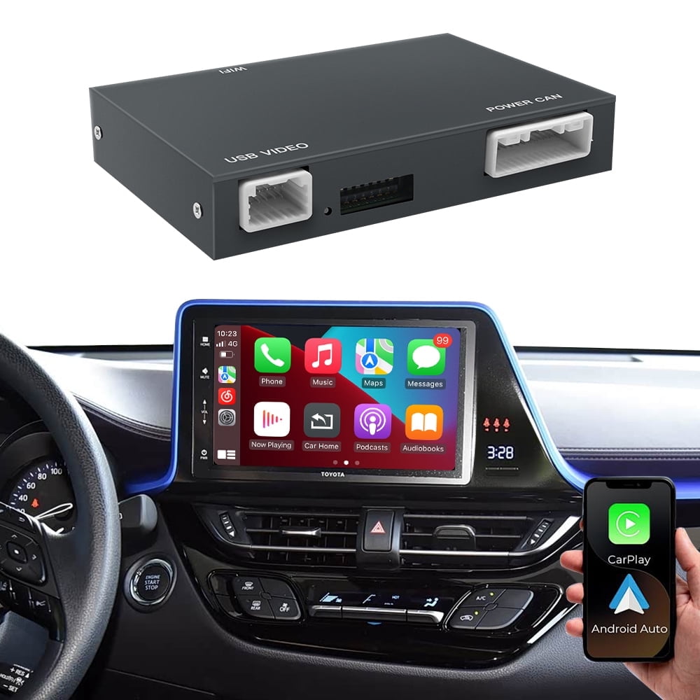 Autoabc Wireless Carplay For Toyota With Entune2.0 Touch2 2014-2019 New Version Retrofit Kit Decoder Fits For Tundra Highlander Rav4 Tacoma Camry Coro