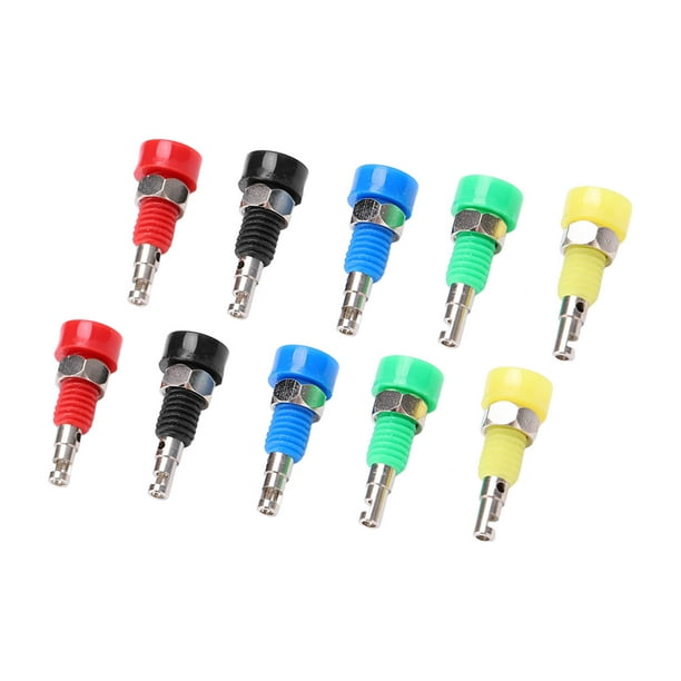 10pcs 2mm Binding Post Banana Female Socket Terminals Connectors For ...