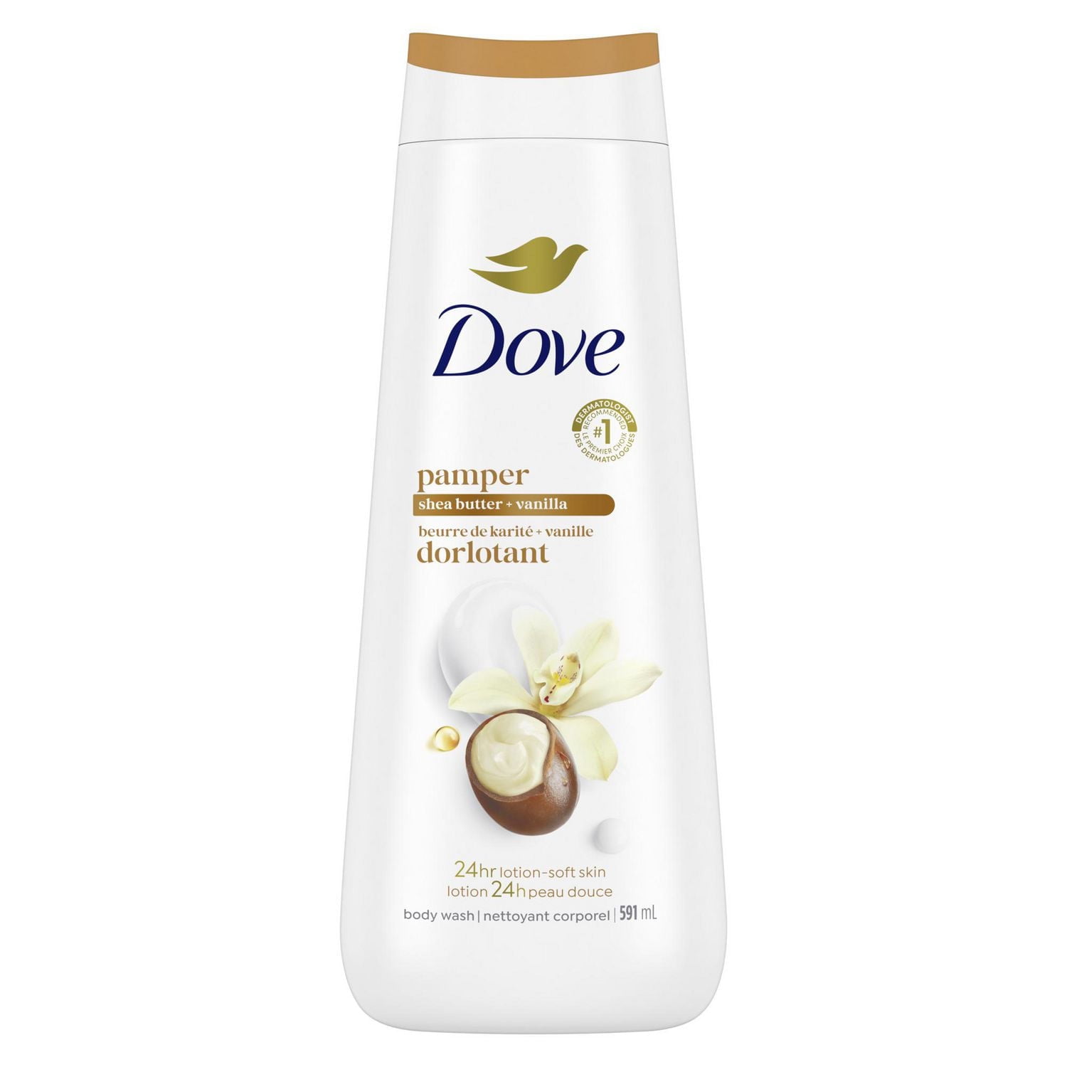 Click here for Dove Body Wash Pamper Shea Butter & Vanilla 24hr M... prices