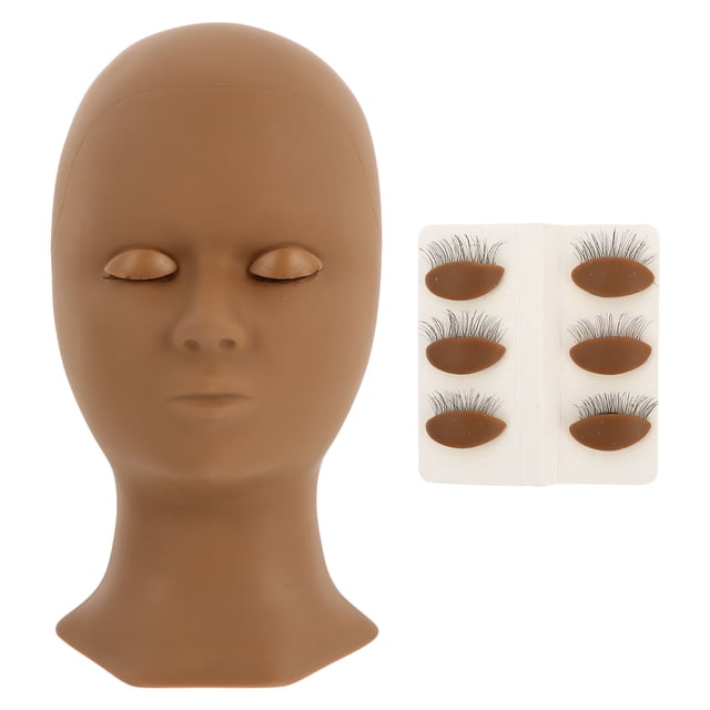 Makeup Training Mannequin Eyelash Extensions Practice Mannequin Head ...