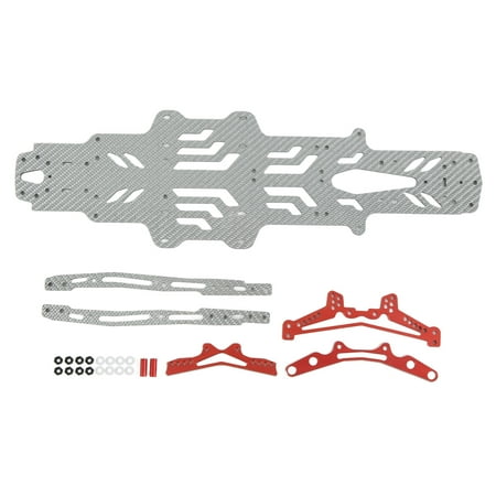 RC Chassis Frame, Carbon Fiber RC Drift Racing Chassis Hollow Design ...