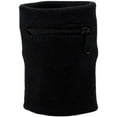 Suddora Adult Solid Color Cotton-Blend Zipper Pouch Wristband, Black - Walmart.com