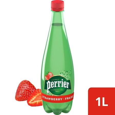 Perrier Strawberry Sparkling Carbonated Water – 1 L Bottle | Walmart Canada