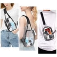 Small Clear Sling Bag, DISEN Waterproof Clear Chest Bag, Transparent ...