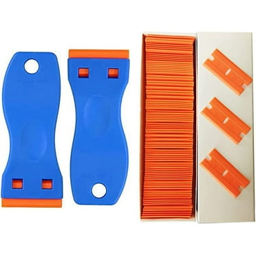 OAVQHLG3B Plastic Razor Blade Scraper,Scraper Tool with 10PCS Plastic ...