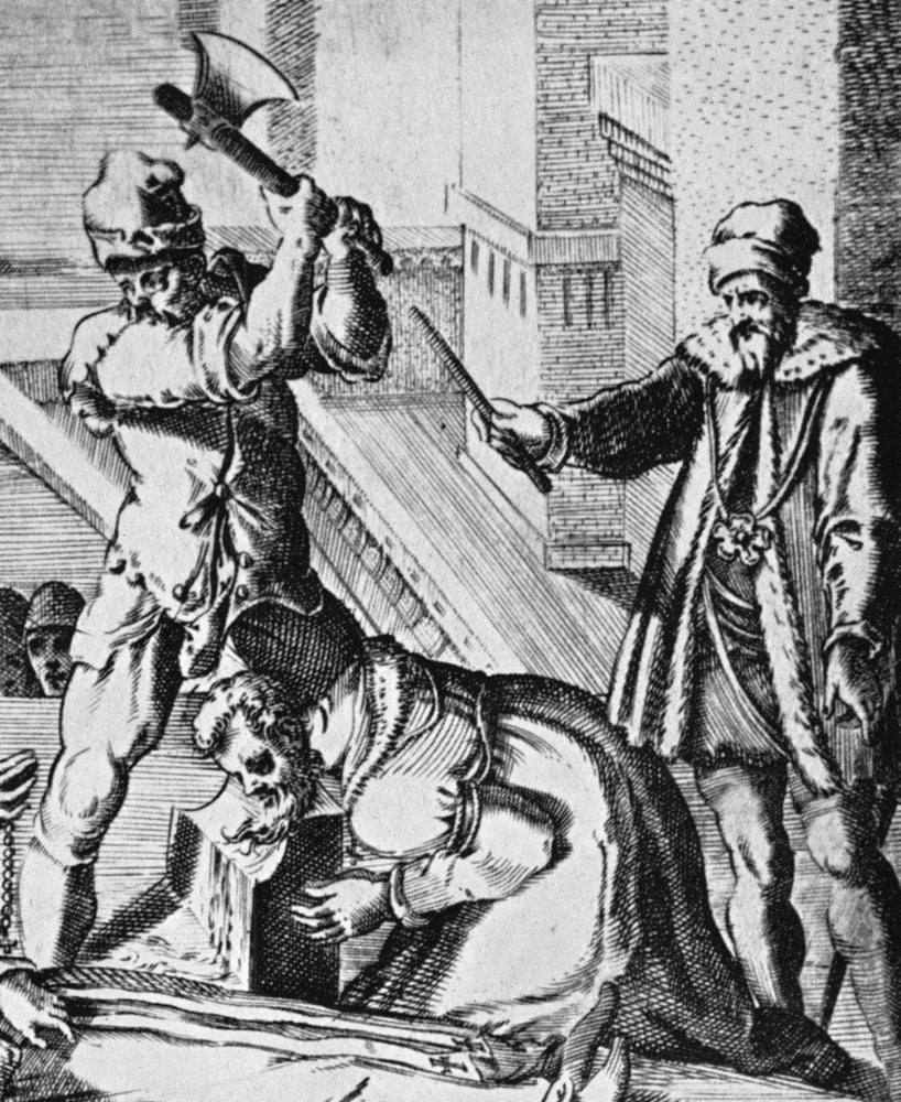 Sir Thomas More (1478-1535) Nenglish Statesman And Author The Execution ...