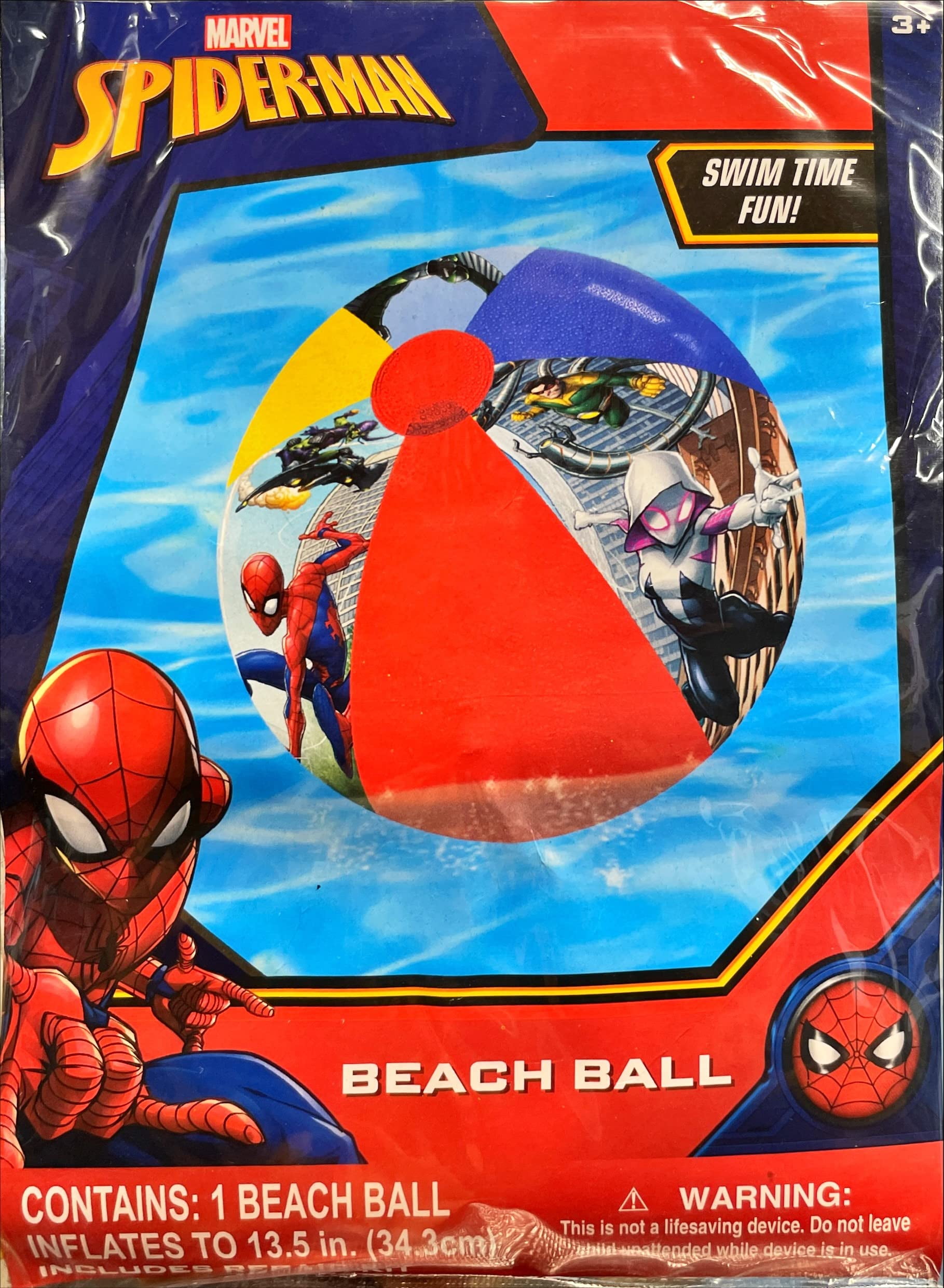 UPD Spiderman Inflatable Beach Ball - Walmart.com