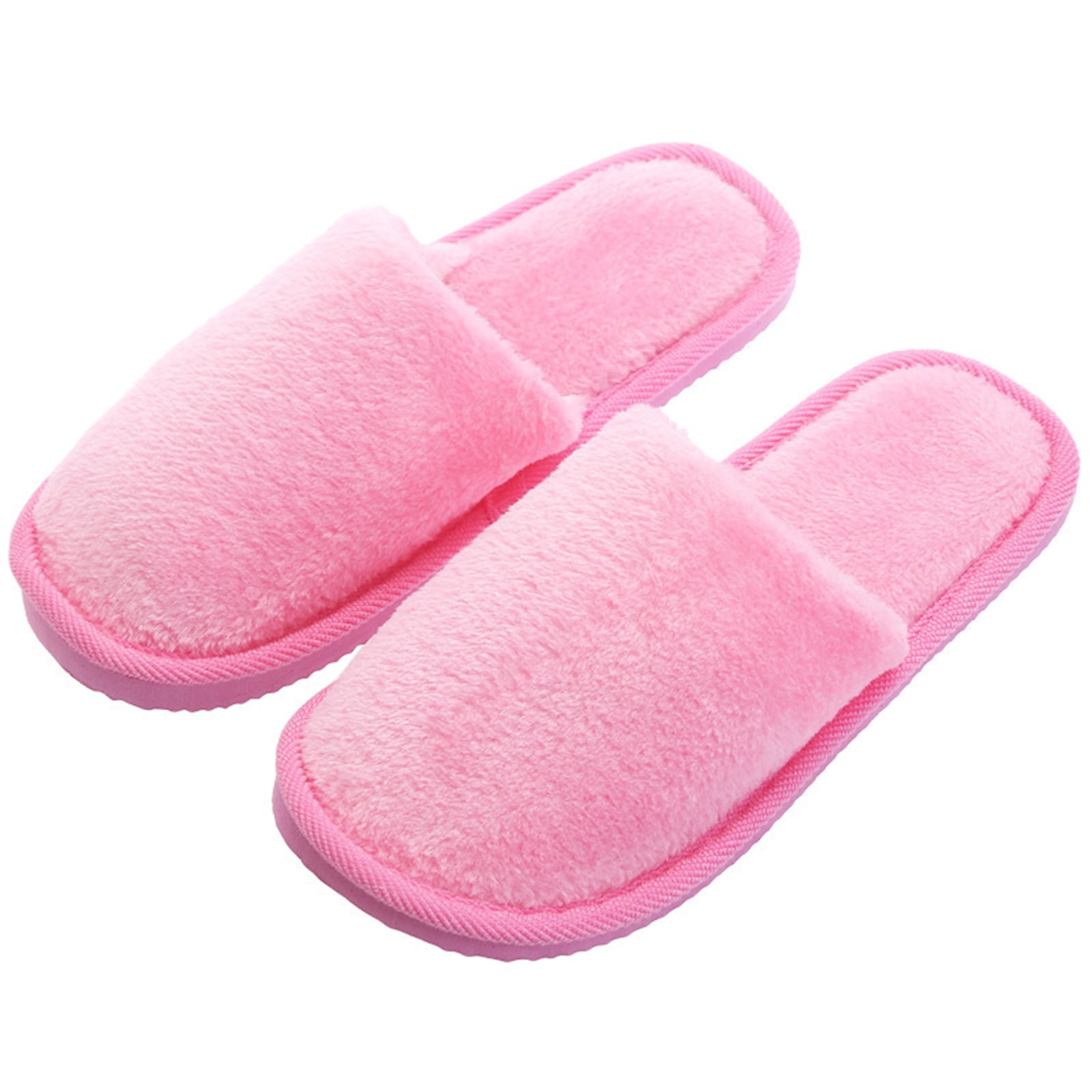 Source Unisex Washable Coral Fleece Hotel Slippers House, 54% OFF