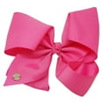 Signature Collection Large Pink Cheer Hair Bow Clip - Walmart.com