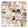CCOCC 60 Pcs Cat Stickers,Artistic Cat Doodle Meme Stickers,Waterproof ...