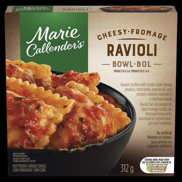 Marie Callender’s Cheesy Ravioli Bowl - Ravioli Stuffed with Ricotta ...