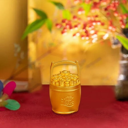 Brass Cornucopia Ornament Creative Sculpture Table Centerpiece Ingots ...