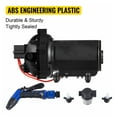 RV Water Pump 5.3 GPM 12V Diaphragm Pump Washdown Kit - 70 PSI Marine ...