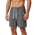 Admvng Mens Casual Shorts Drawstring Elastic Waist Summer Fitness ...
