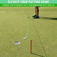 GoSports Down The Line 10 Foot Golf Putting String Training Aid with ...