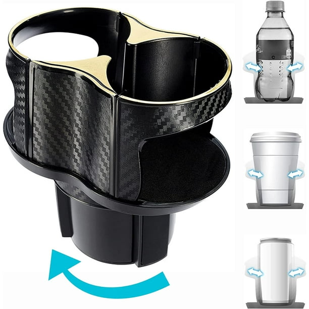 2 in 1 Cup Holder Extension Adapter, Vehicle Mounted Multifunctional ...