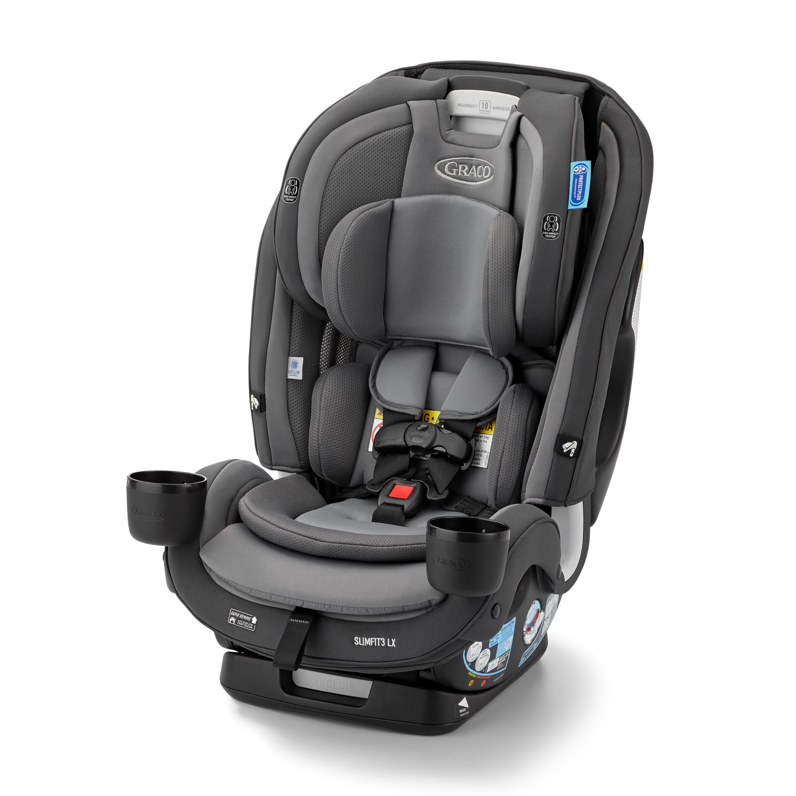 Asiento de Coche para Bebés y Niños Pequeños Graco SlimFit3 LX 3-en-1 ...