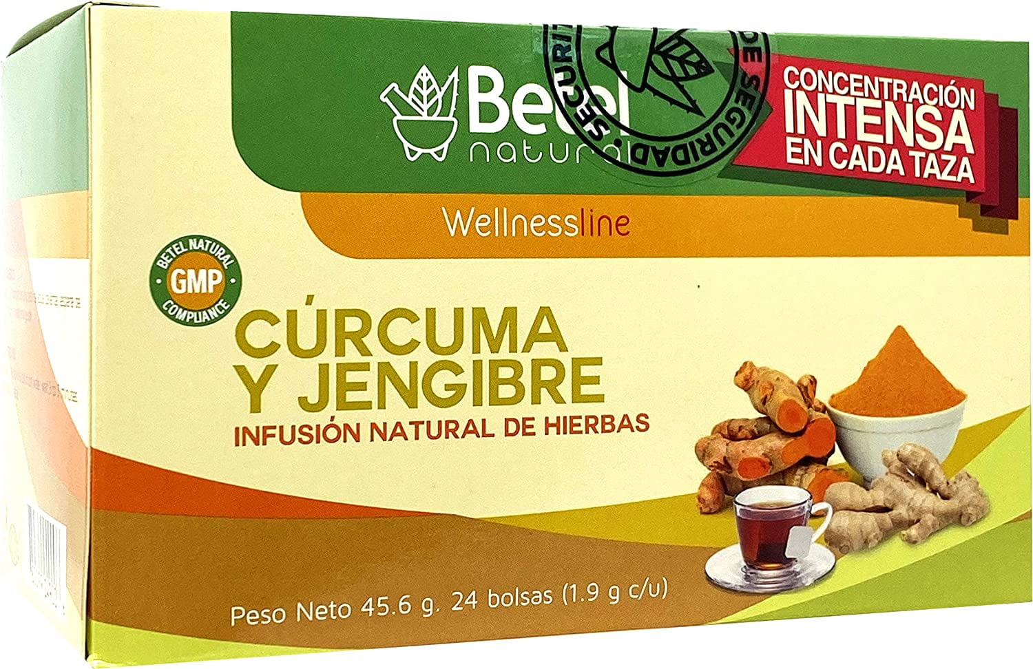 Turmeric and Ginger Tea (Te de Curcuma y Jengibre) by Betel Natural ...