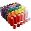 Candle Thread 1000m, 100% Polyester Machine Embroidery Thread Kit – 60 ...