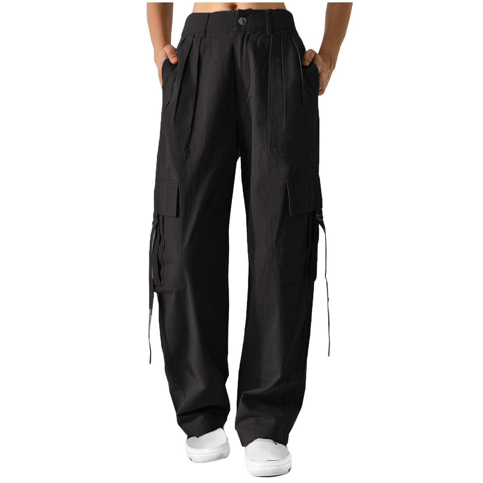 Click here for Faiwad Womens Cargo Pants High Waist Casual Straig... prices