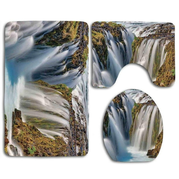 EREHome Waterfall Bruarfoss Waterfall in Iceland River Landscape and ...