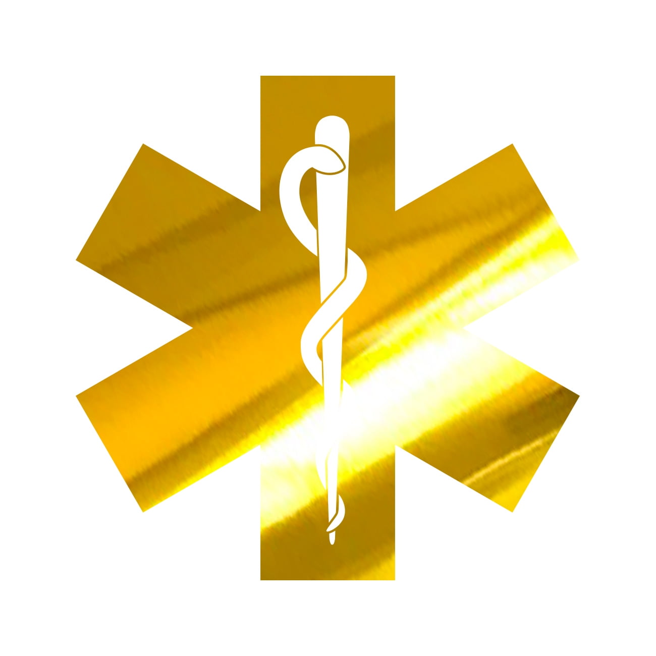 Star of Life Sticker Decal Die Cut - Self Adhesive Vinyl - Weatherproof ...