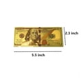 2 Pack of Golden $100 Dollar Bill Fridge Magnet, Board Fridge Magnet ...