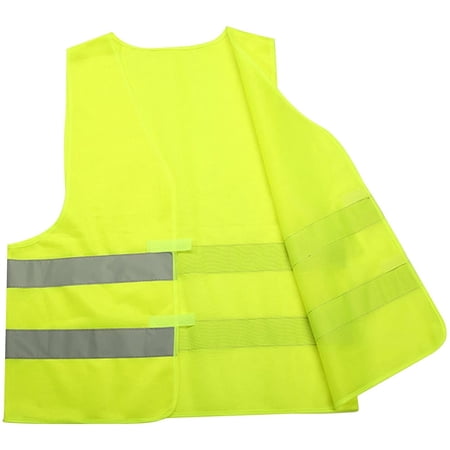 Fluorescent High Visibility Reflective Vest Outdoor Safety Clothing ...