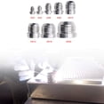 8AN Male Weld on Bung Fitting, Aluminum Male Flare Weldable Fuel Tank ...