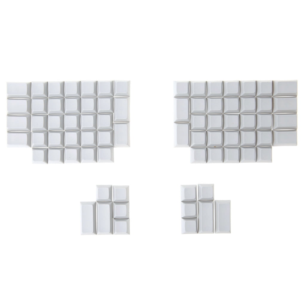Buy 76-key DSA PBT Blank Ergodox Key Caps, Unique No Engraving ...
