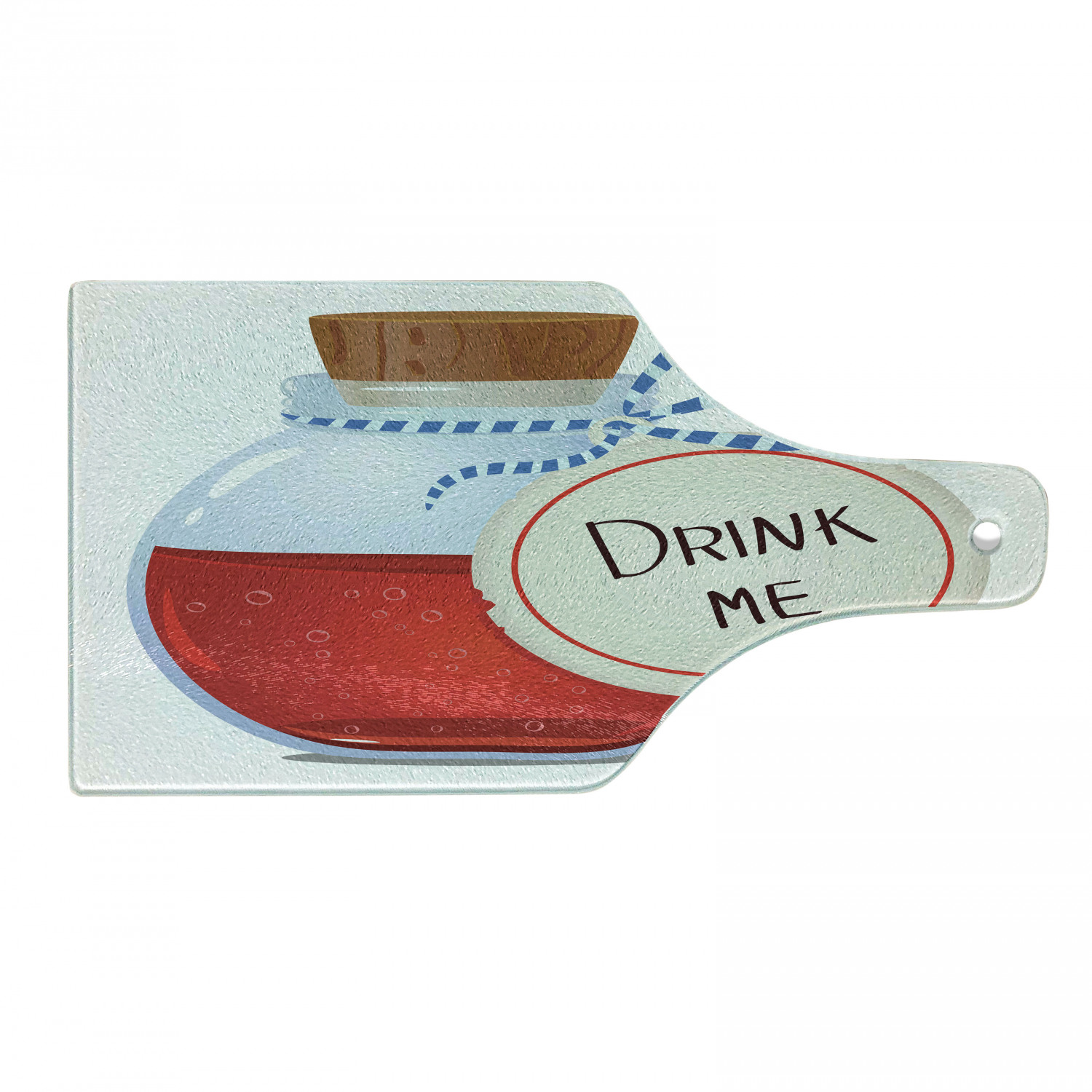 Magic Cutting Board, Drink Me Lettering Miraculous Potion in a Magic ...