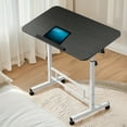 Adjustable Height Mobile Lift Table/Computer Desk - 4-Wheel Mobility ...