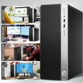 Restored HP G4 Desktop Tower Computer PC Intel Hexa Core i5-8500 upto 4 ...