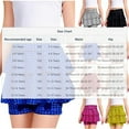 Cowsor Big Kids Girls Solid Sequin Skirt Laser Dot Sparkle Bottoms ...